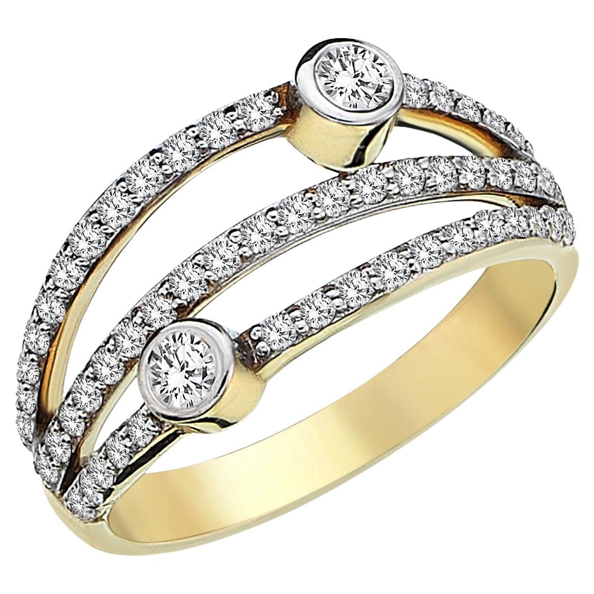 Customizable Series Moonlight Full Diamond Ring For Sale at 1stDibs