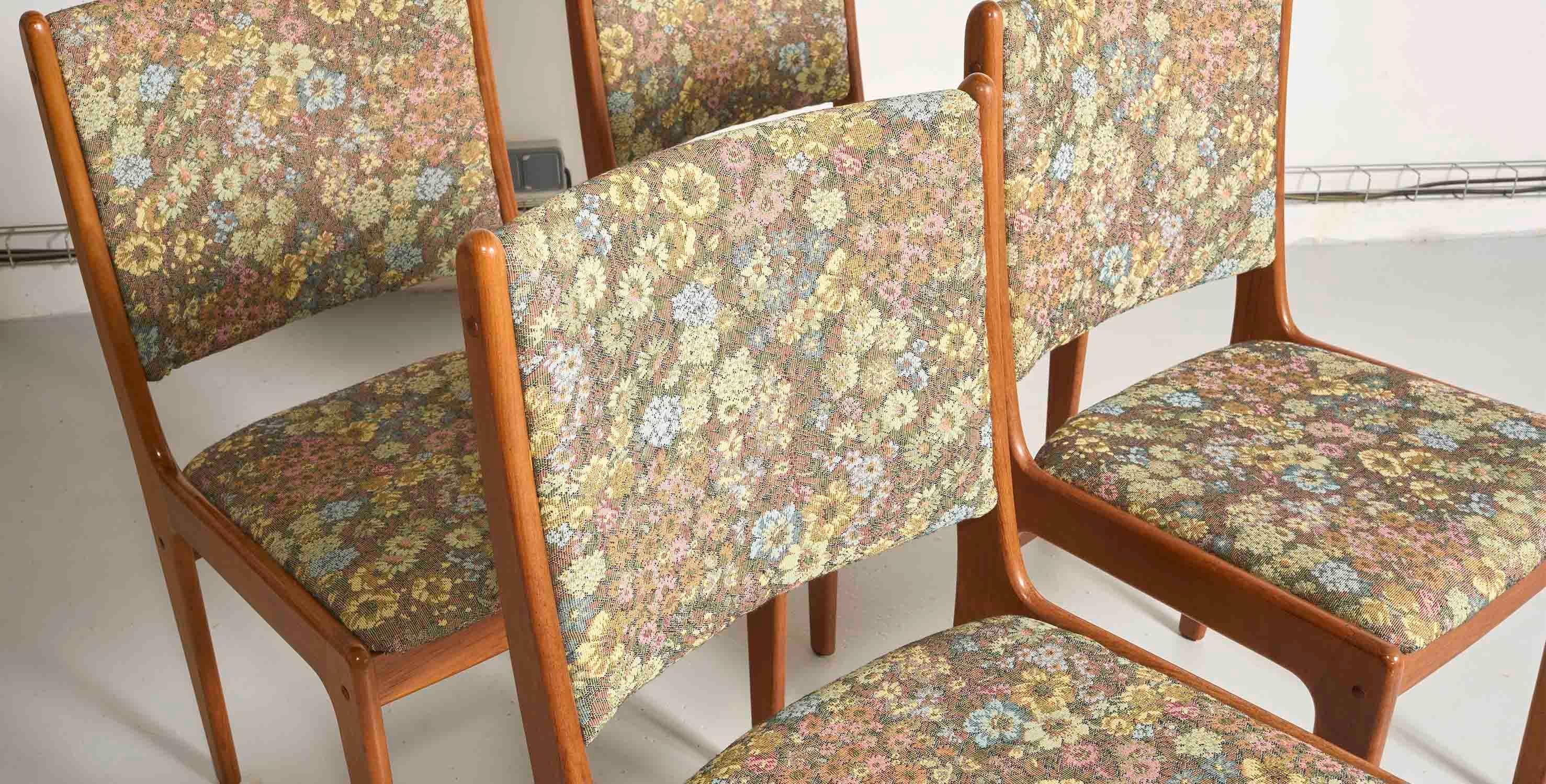 Series of 4 vintage Scandinavian chairs, dating 1960s (Sold ...