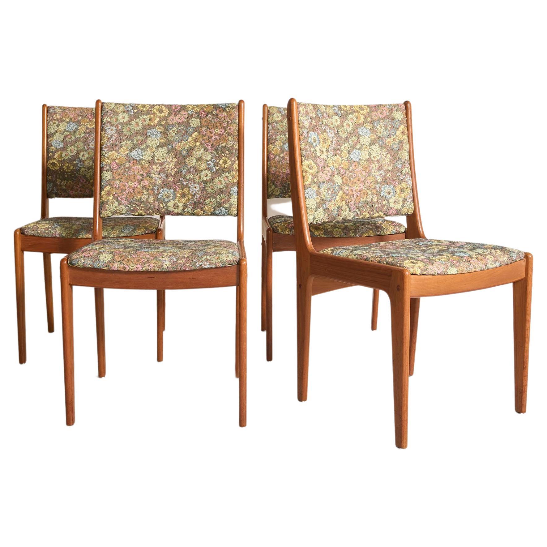Series of 4 vintage Scandinavian chairs, dating 1960s (Sold ...