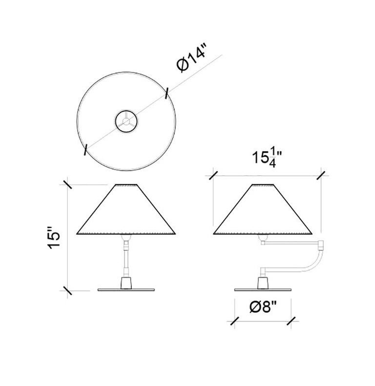 Series04 Pivot-Arm Desk Lamp, Dark Patinated Brass, Goatskin Parchment ...