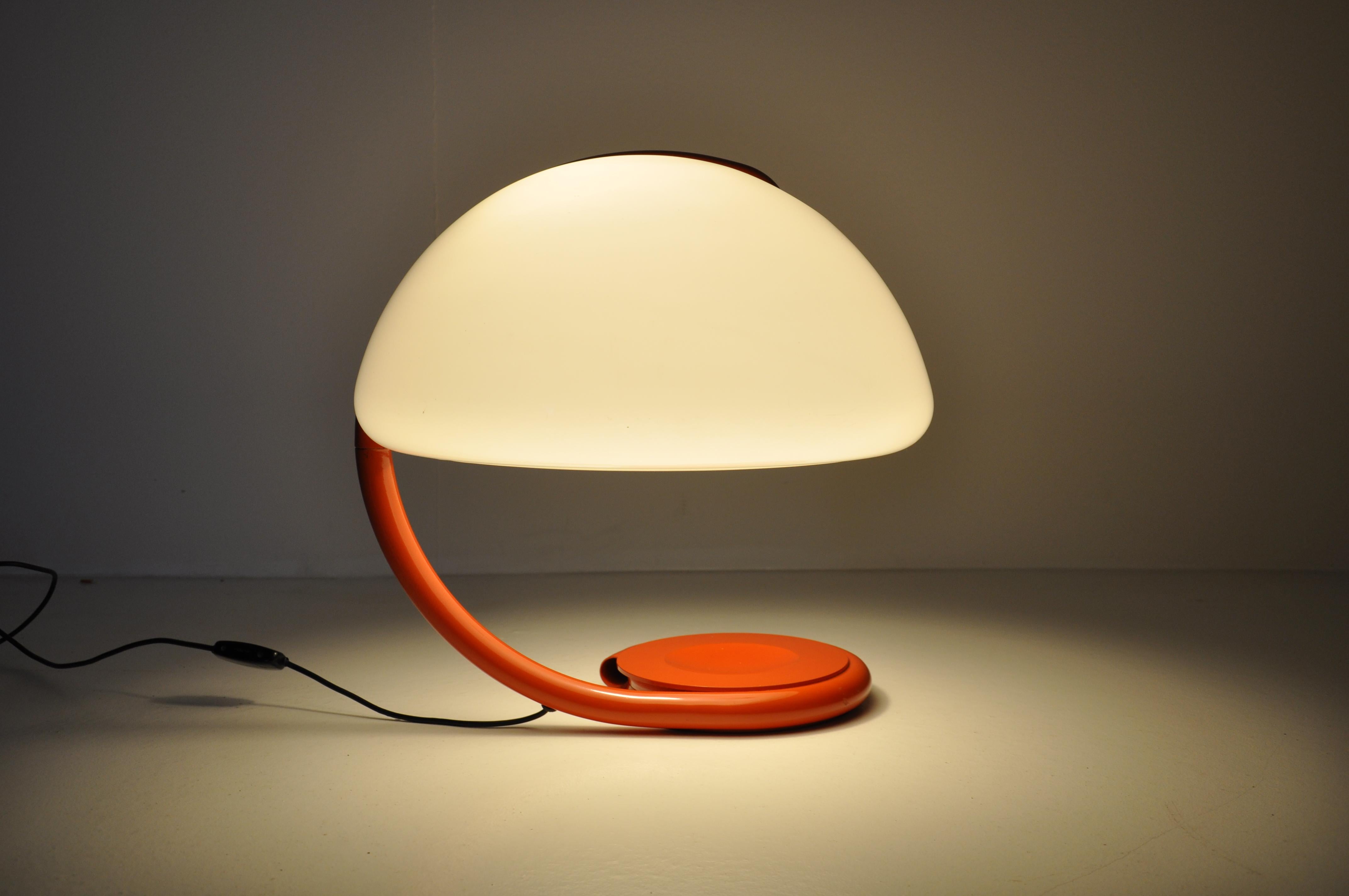 Serpente Table Lamp by Elio Martinelli for Martinelli Luce, 1960s at ...