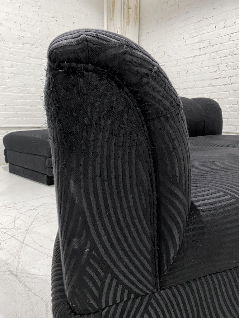 Serpentine 3 Piece Sectional by Jackson Chair Co For Sale at 1stDibs