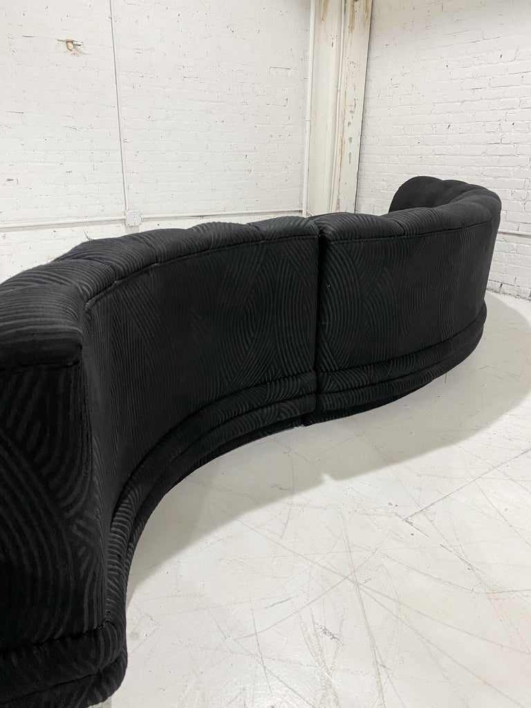 Serpentine 3 Piece Sectional by Jackson Chair Co For Sale at 1stDibs