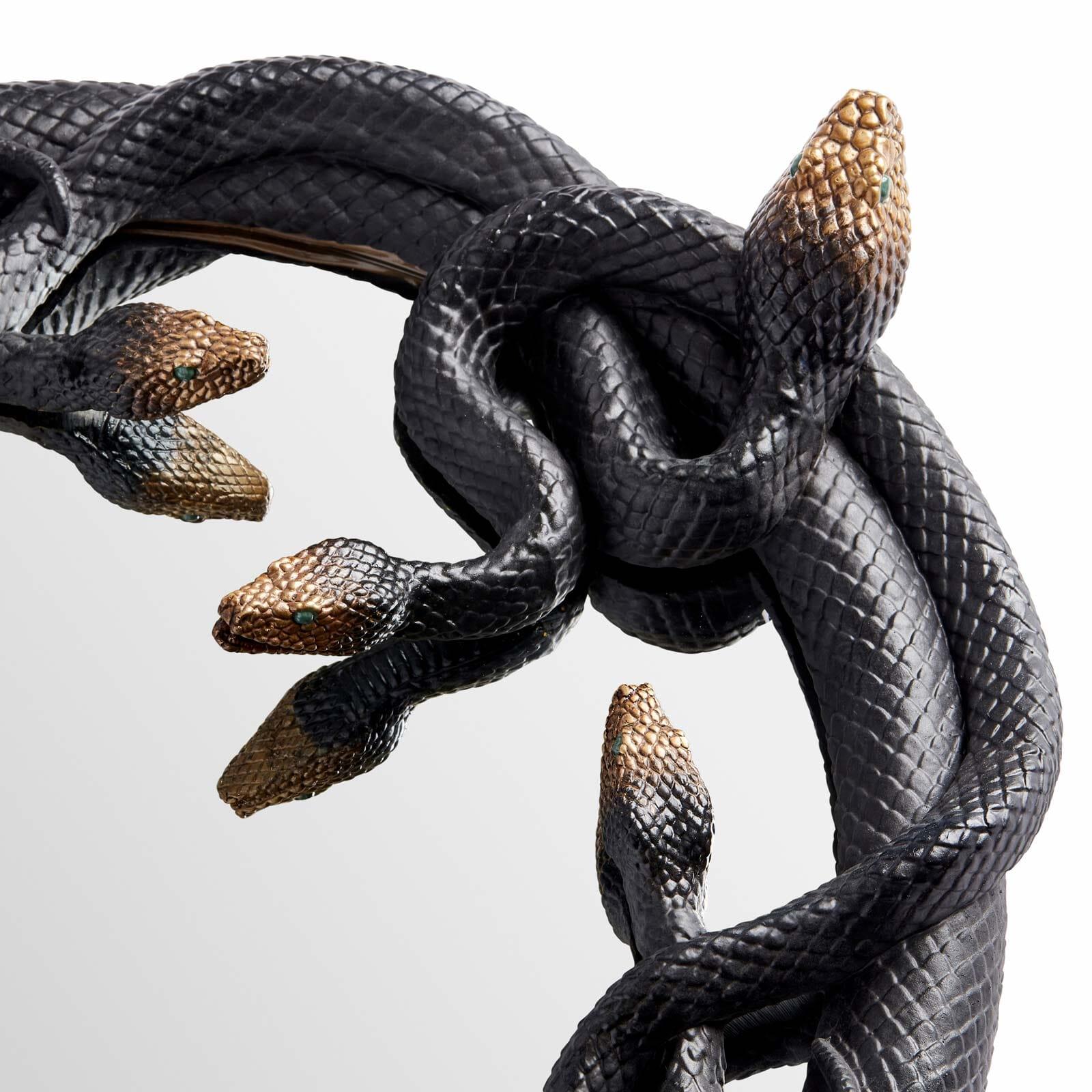 SERPENTIS Mirror - Onyx For Sale at 1stDibs