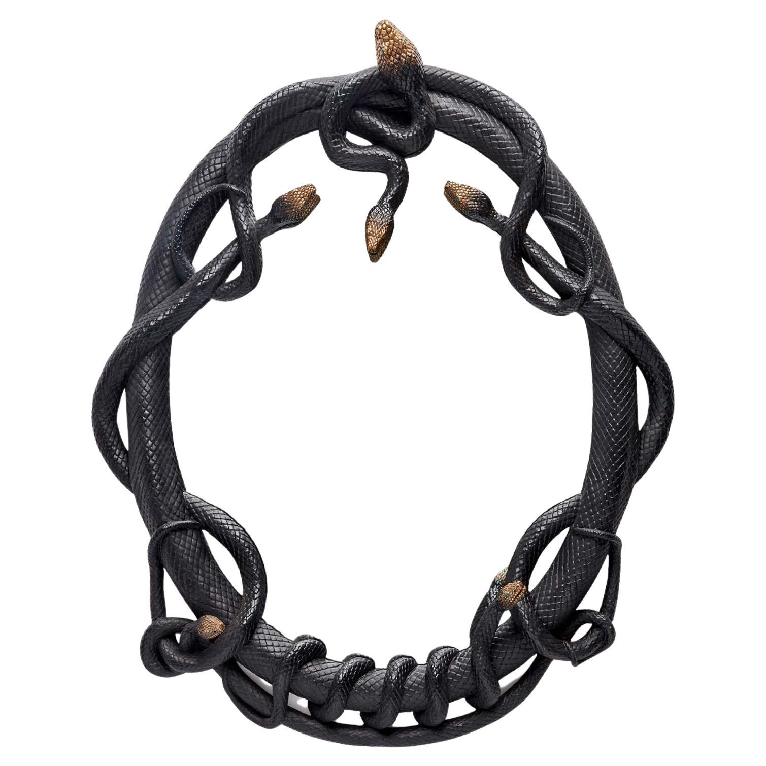 SERPENTIS Side Table - Brass For Sale at 1stDibs