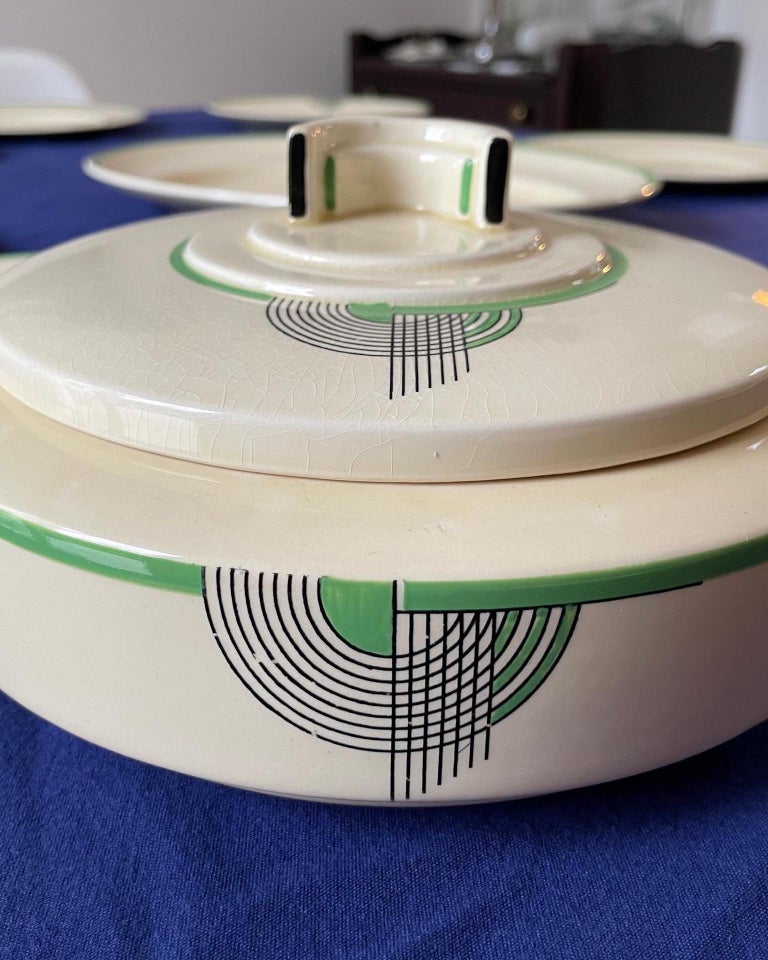 Service De Table Moderniste de Royal Doulton, Modèle Tango, 1935, 6 ...