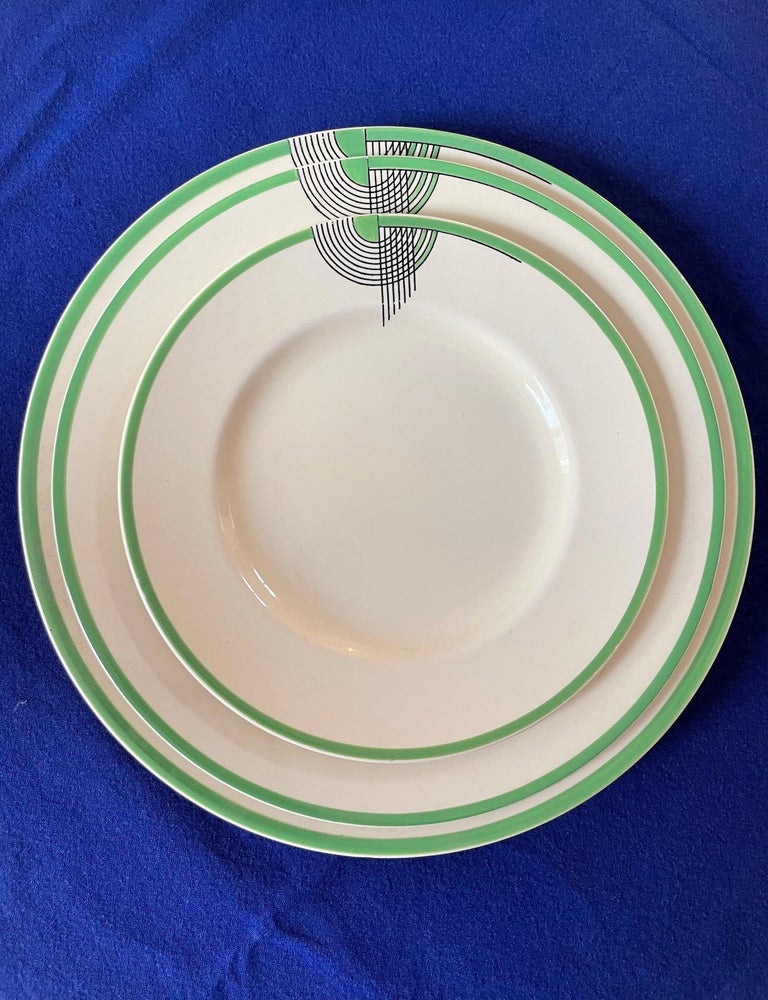 Service De Table Moderniste de Royal Doulton, Modèle Tango, 1935, 6 ...