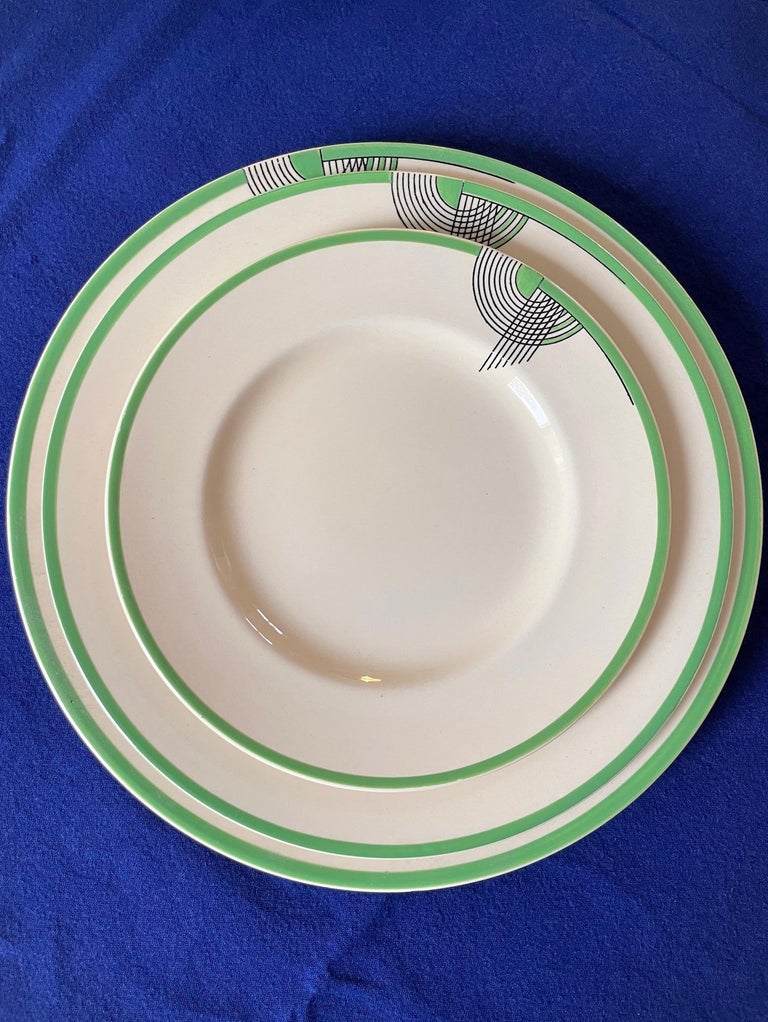 Service De Table Moderniste de Royal Doulton, Modèle Tango, 1935, 6 ...