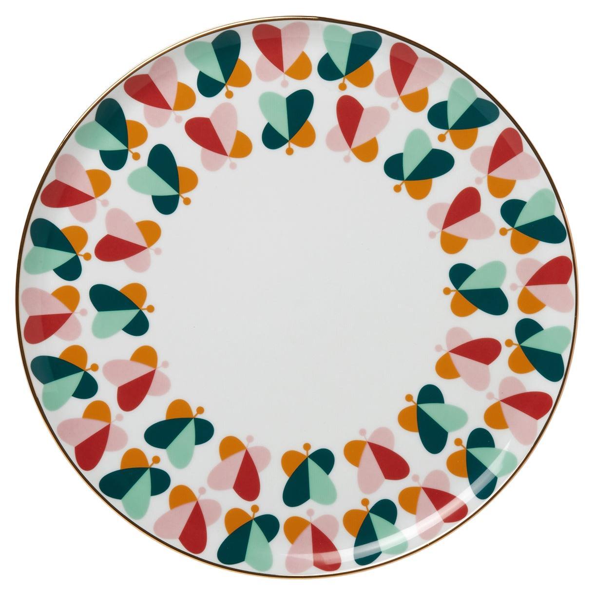 Serving Platter Farfalle Ring, 100% Porcelain by La DoubleJ, Italy For ...