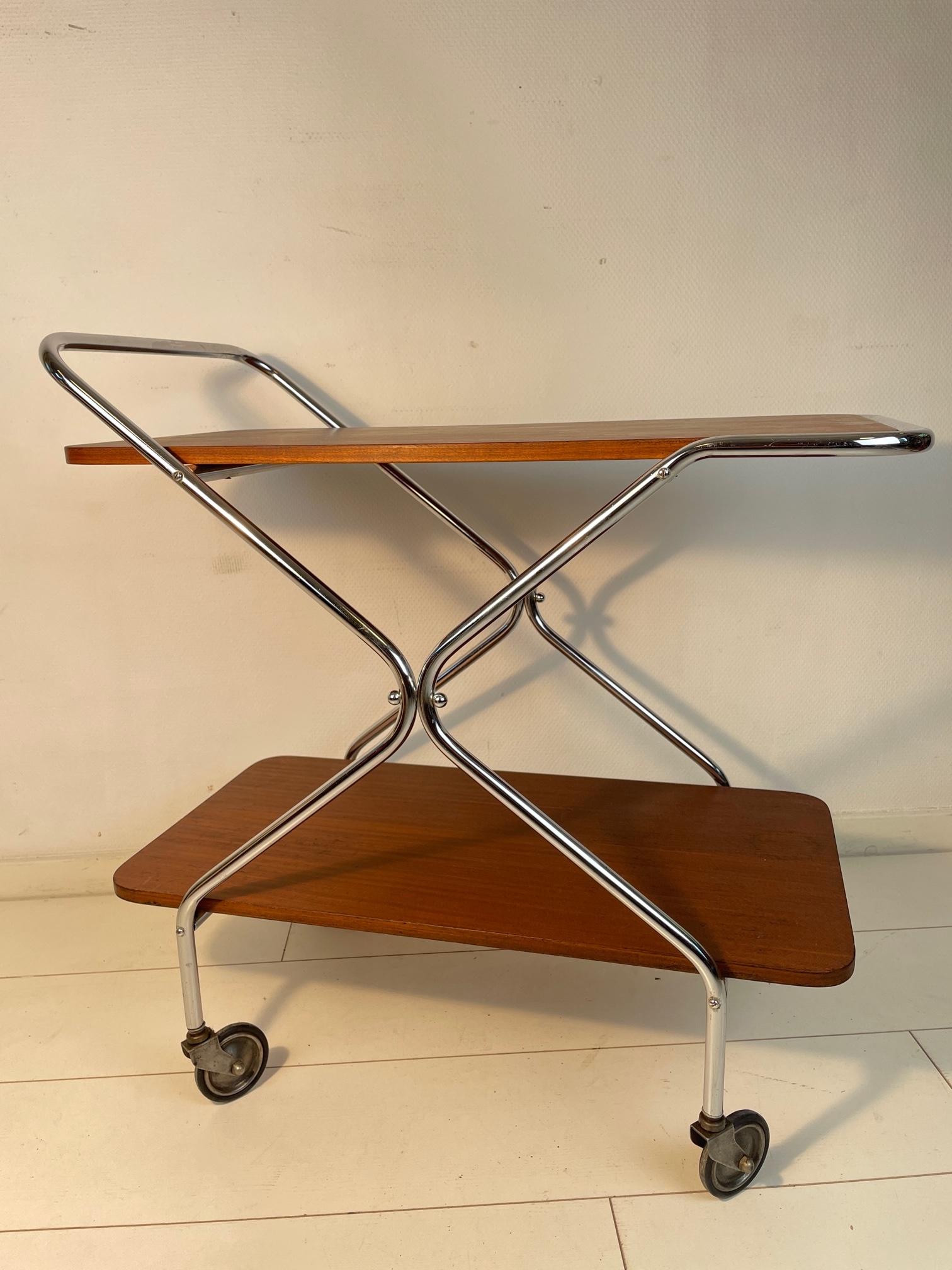 Serving Trolley, Midcentury Trolley Bar Cart, Scandinavian, Serving ...