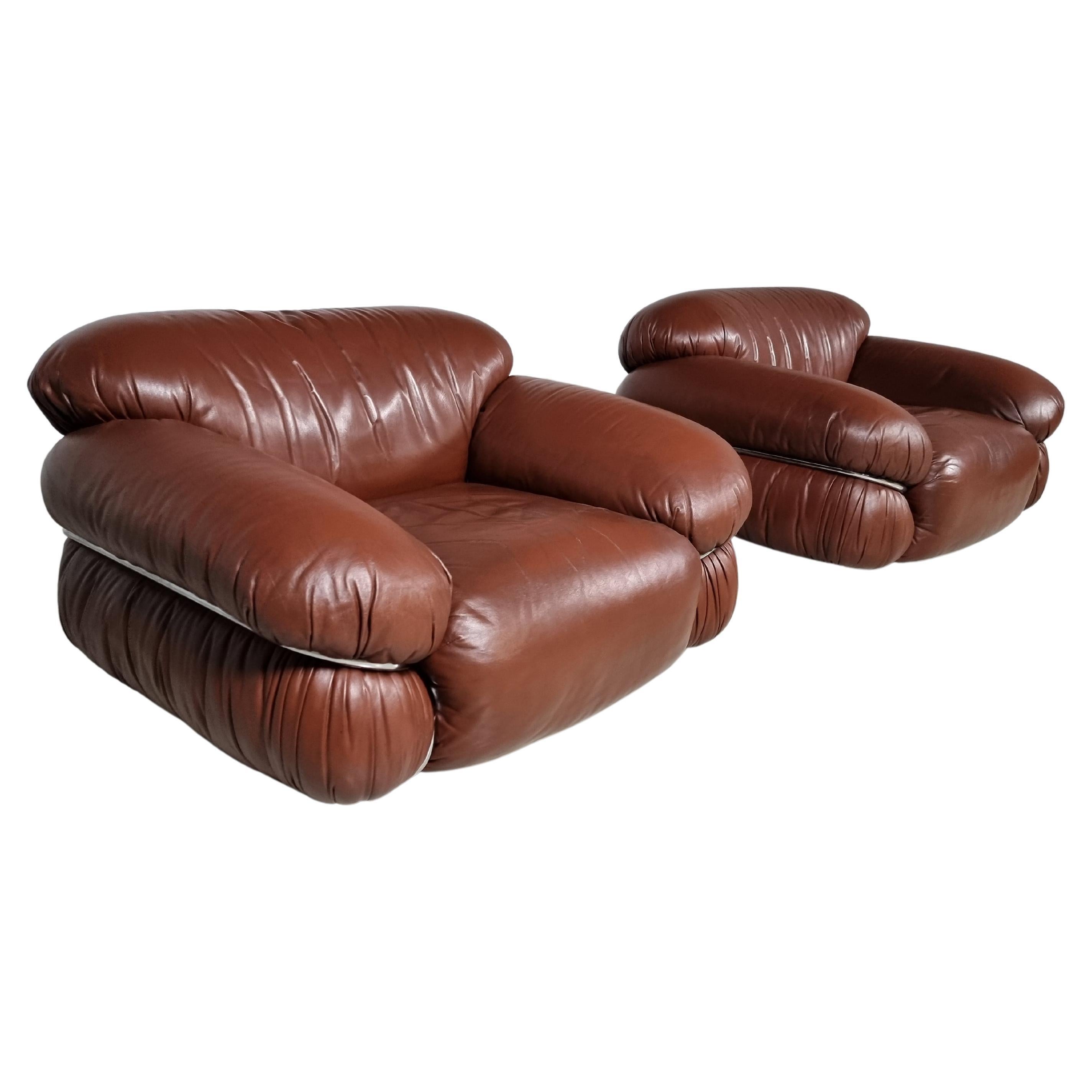 Set of Cassina LC7 Swivel Chairs by Charlotte Perriand, Le Corbusier ...