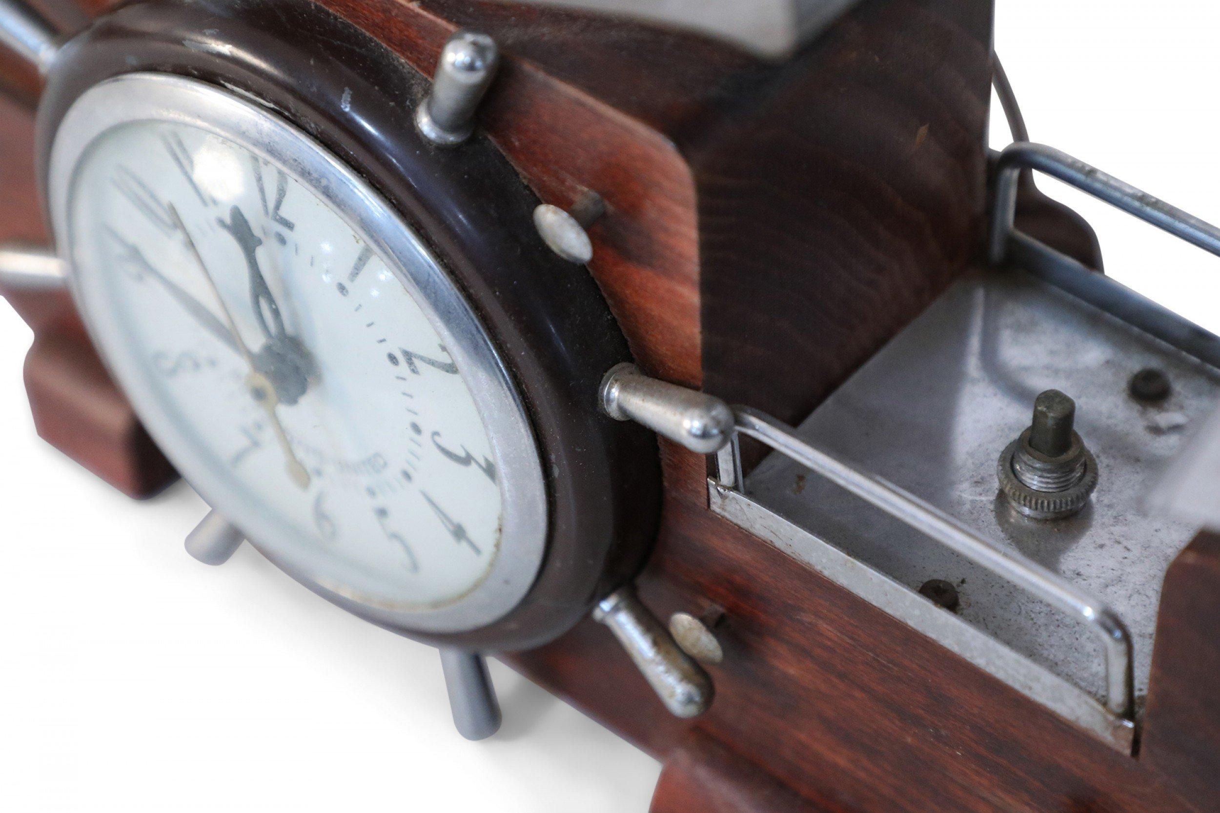 Sessions United Mid-Century Clipper Ship Electrified Table Clock For ...