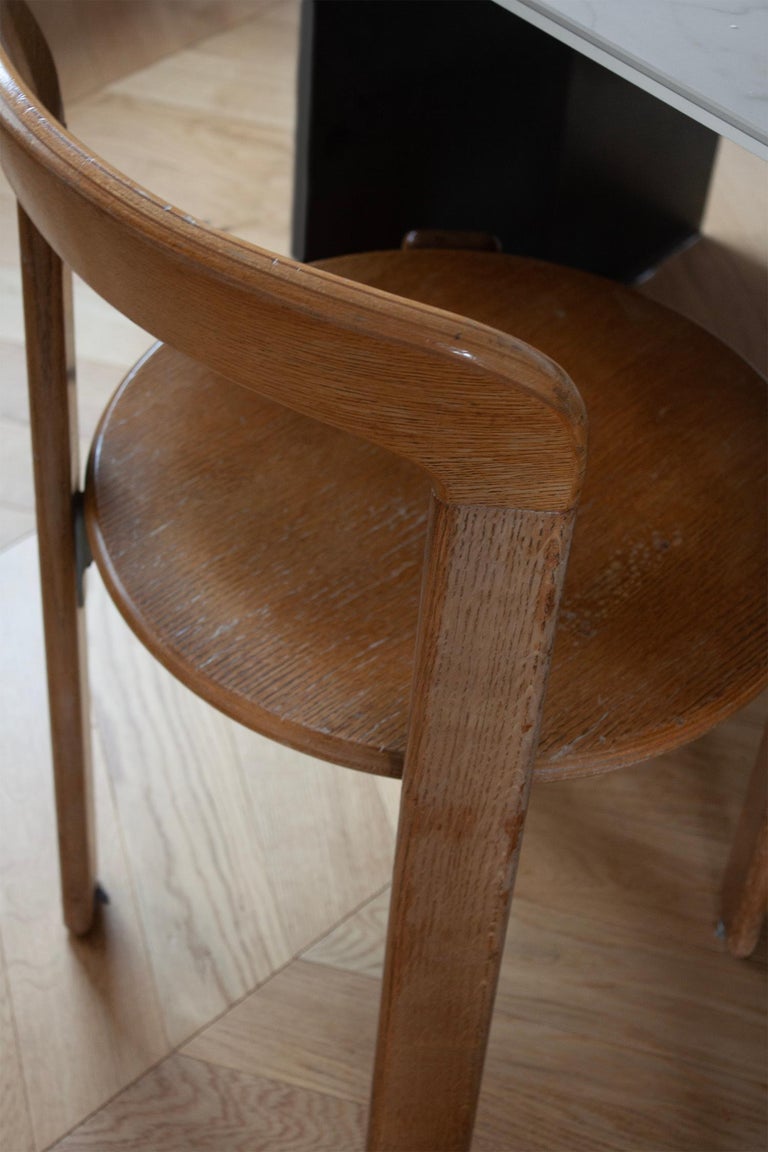 Set 1970 Bruno Rey Chairs in Beechwood by Dietiker at 1stDibs