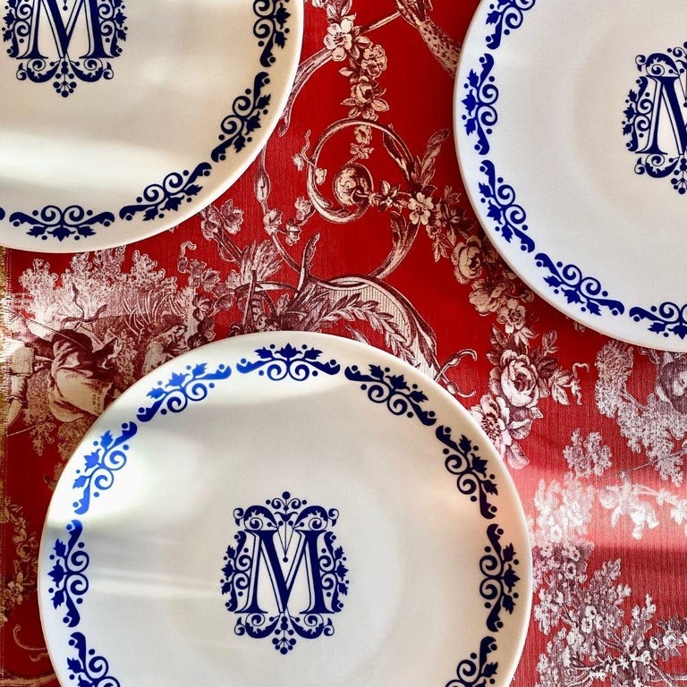 Set 2 Pcs Dinner Plates Ornements Collection Maison Manoï Limoges ...