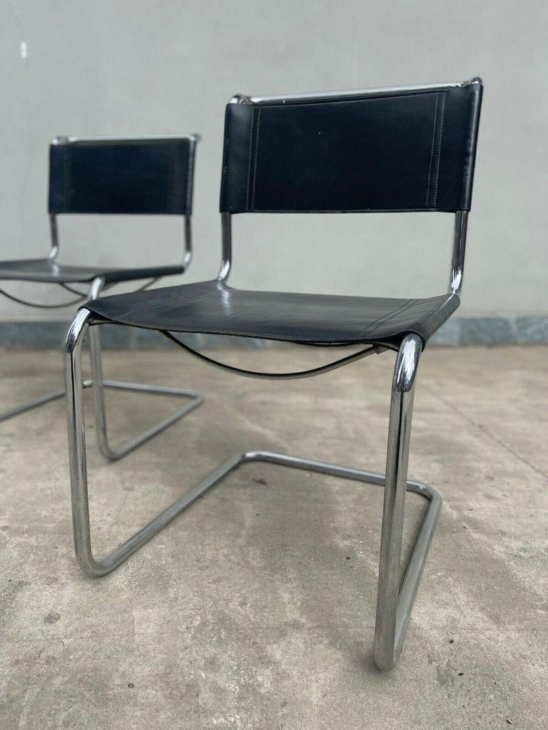 Set 4 Sedie Design Attribuibili a Thonet Modello S 33 Mart Stam xx Secolo For Sale at 1stDibs