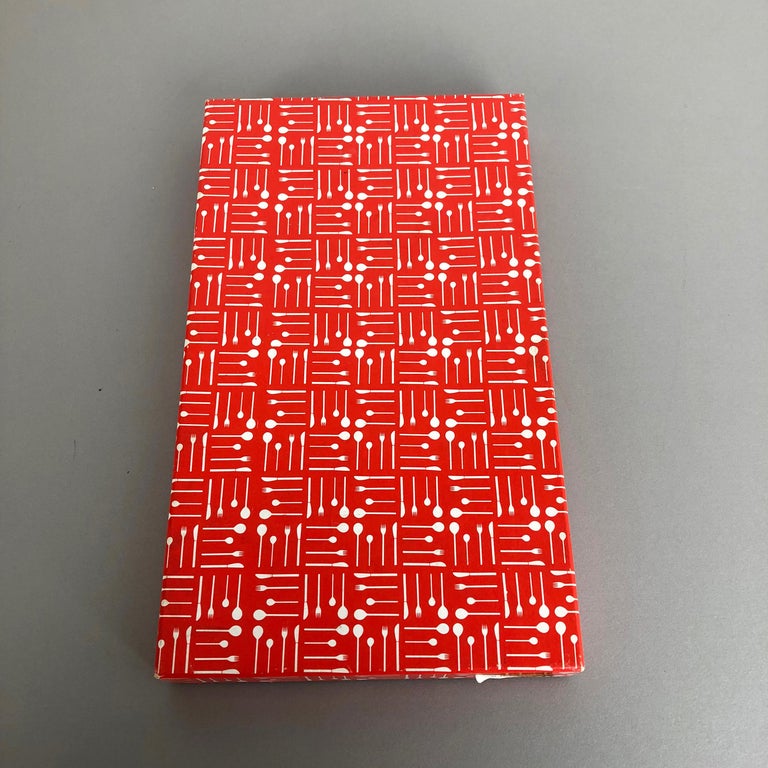 Set 6 Vintage Peter Raacke Mono Ring 18/8 Stainless Multicolor Lemonade ...