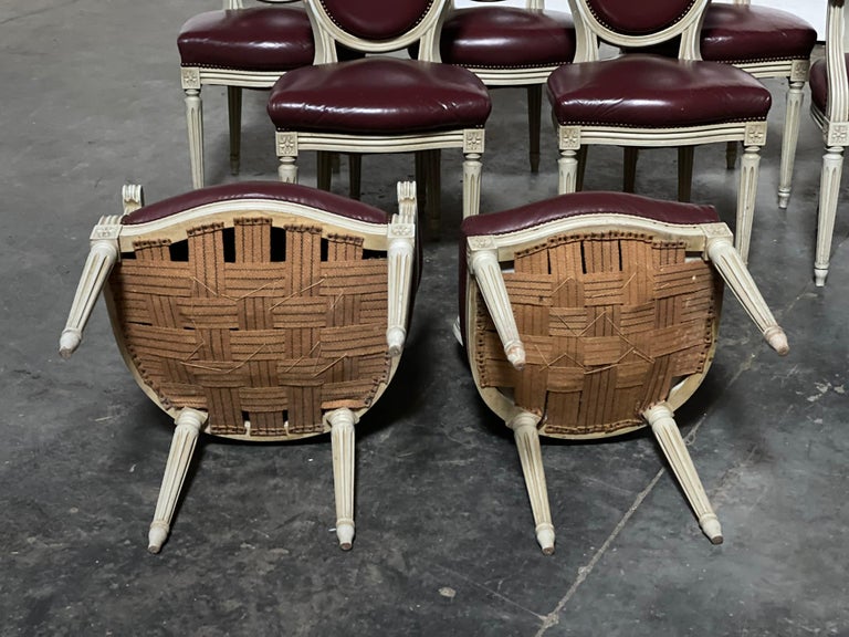 Set 8 French Dining Chairs For Sale at 1stDibs