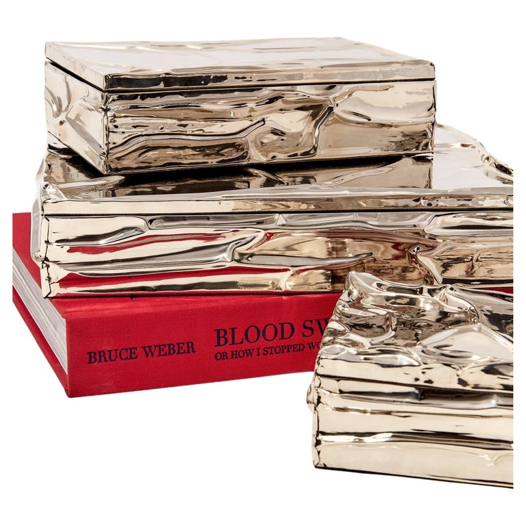 Set Aimara Boxes: Small, Medium and Large, Alpaca Silver For Sale at ...