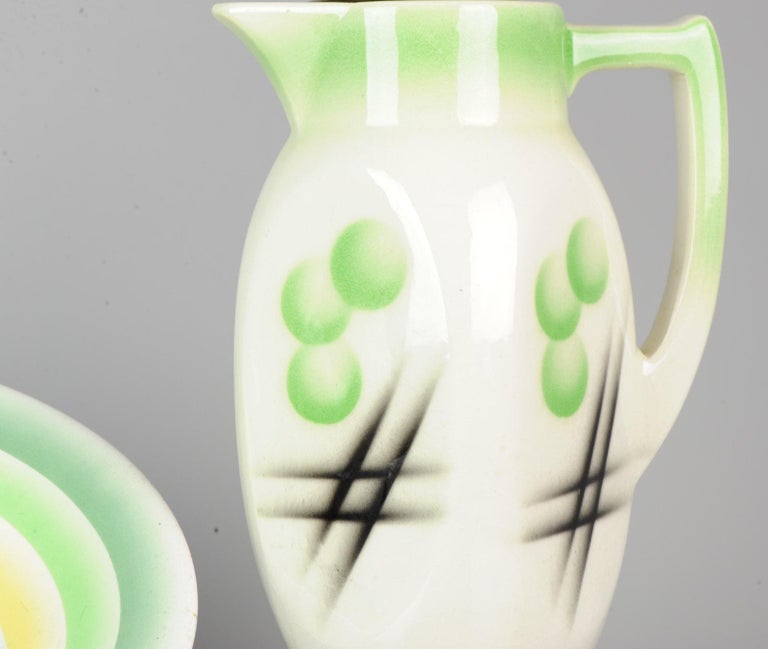 Set of Antique / Vintage German Art Deco Objects 1920-1930 Spritz Decor ...