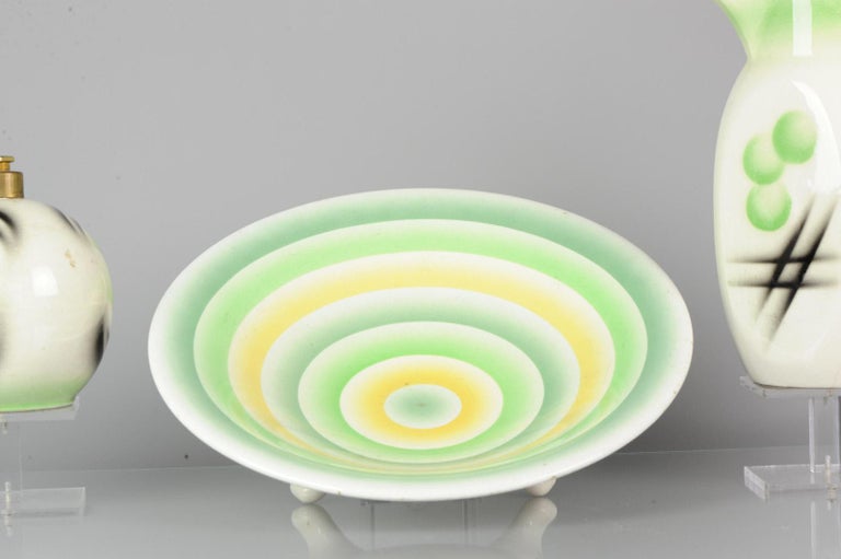 Set of Antique / Vintage German Art Deco Objects 1920-1930 Spritz Decor ...