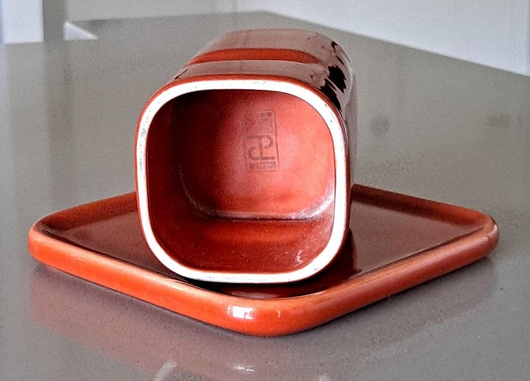 Set for Six People for Tea and Espresso by Ceramica Franco Pozzi Milano ...