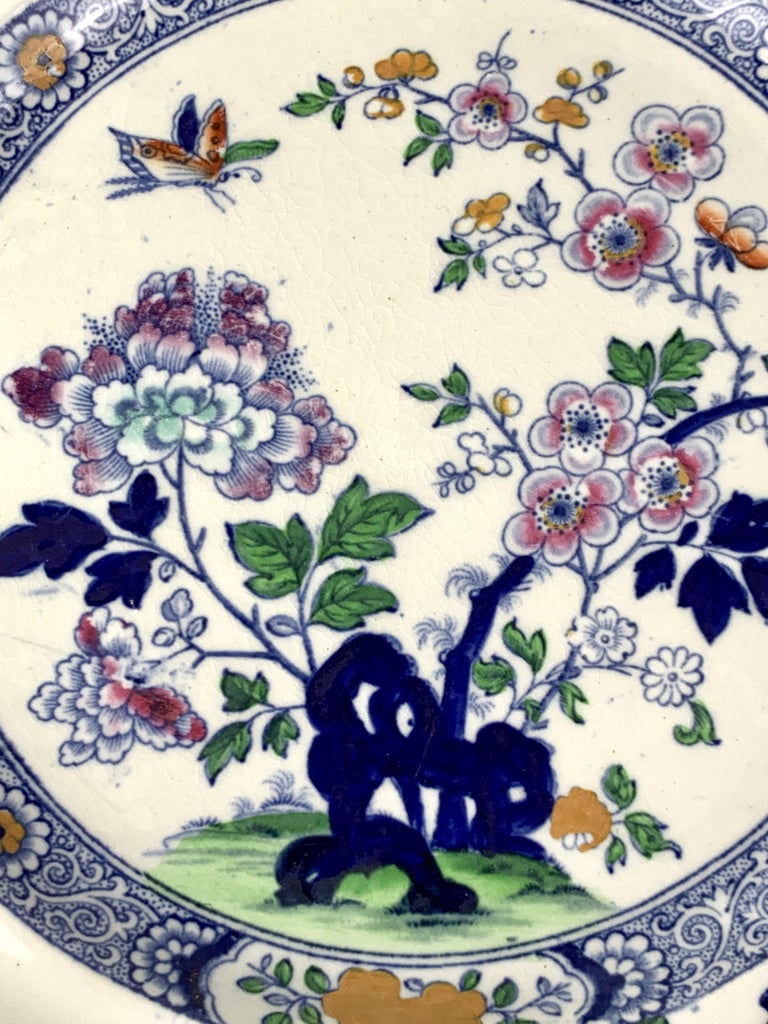 Set Hicks and Meigh Ironstone Dinner and Soup Dishes Made England circa ...