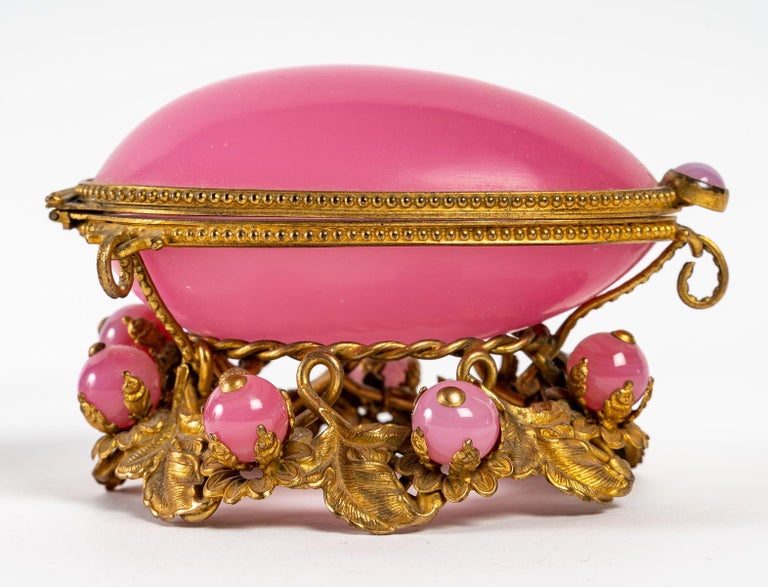 Set in Pink Opaline of the Bottles and the Boxes at 1stDibs