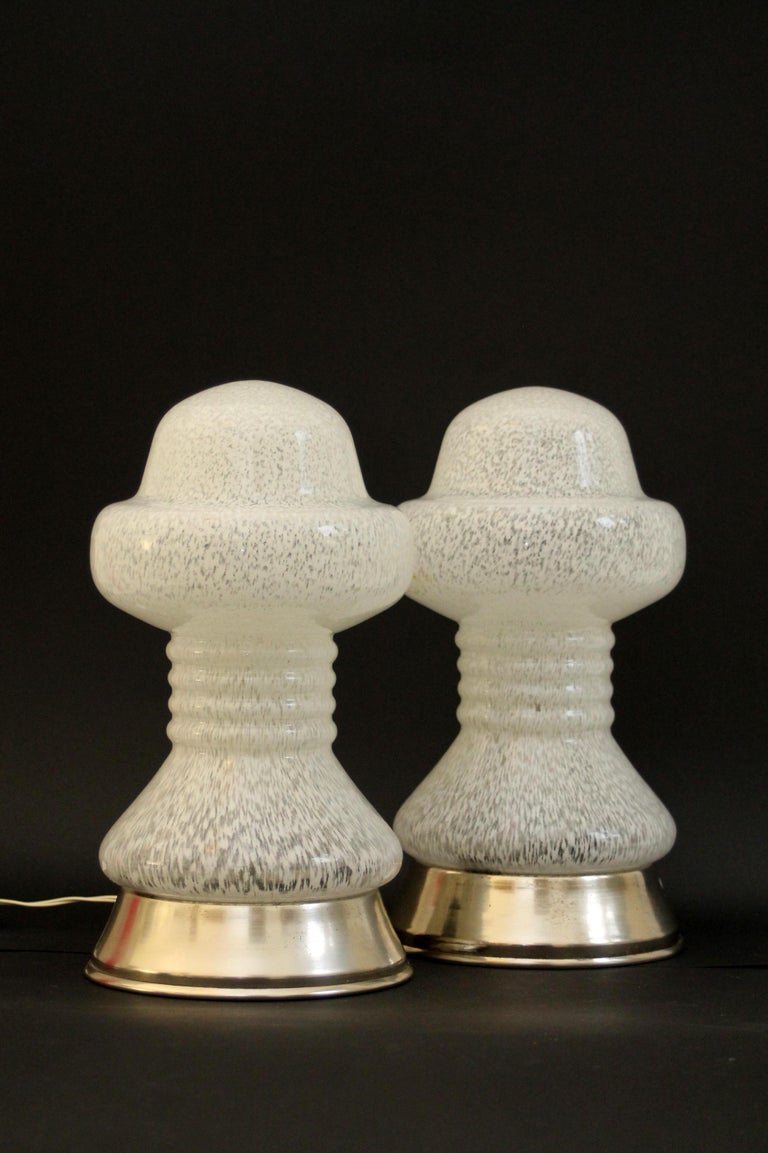 DUO))) Mid-century Murano Glass Desk/Table Lamp, Italy, 1970s, Great ...
