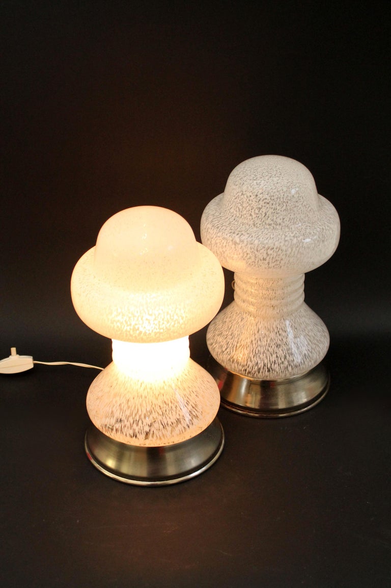 DUO))) Mid-century Murano Glass Desk/Table Lamp, Italy, 1970s, Great ...