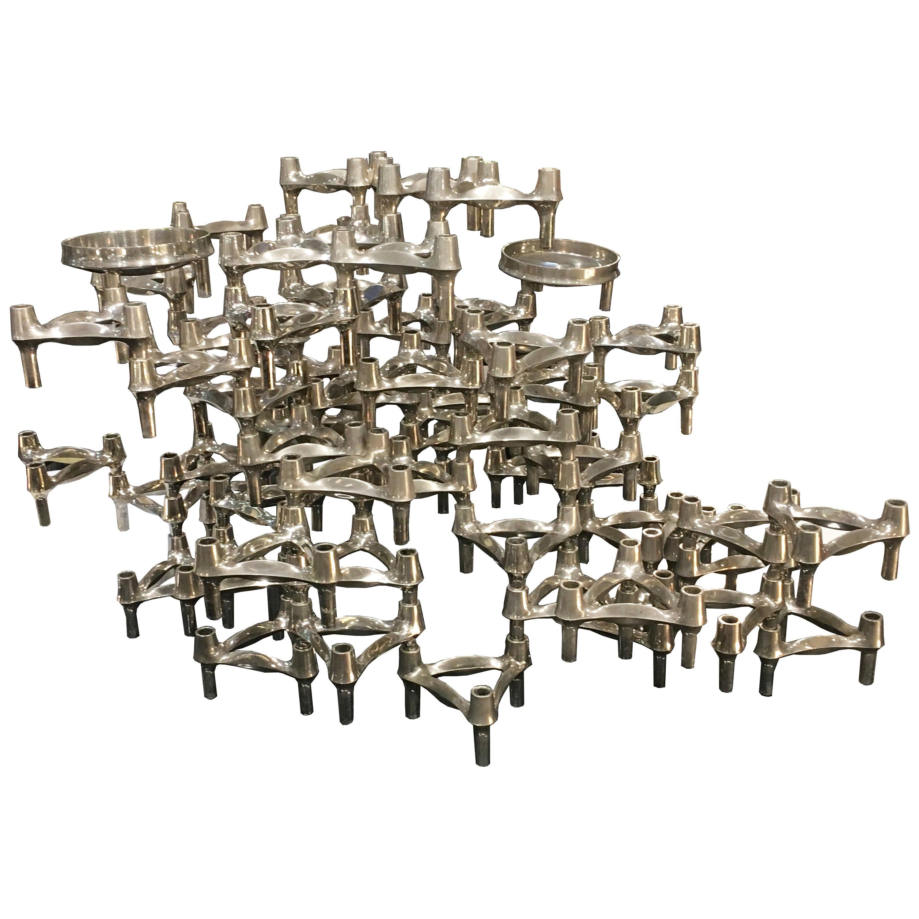 Set Modular Candleholder Sticks 47 Pcs by BMF Nagel Design Caesar ...