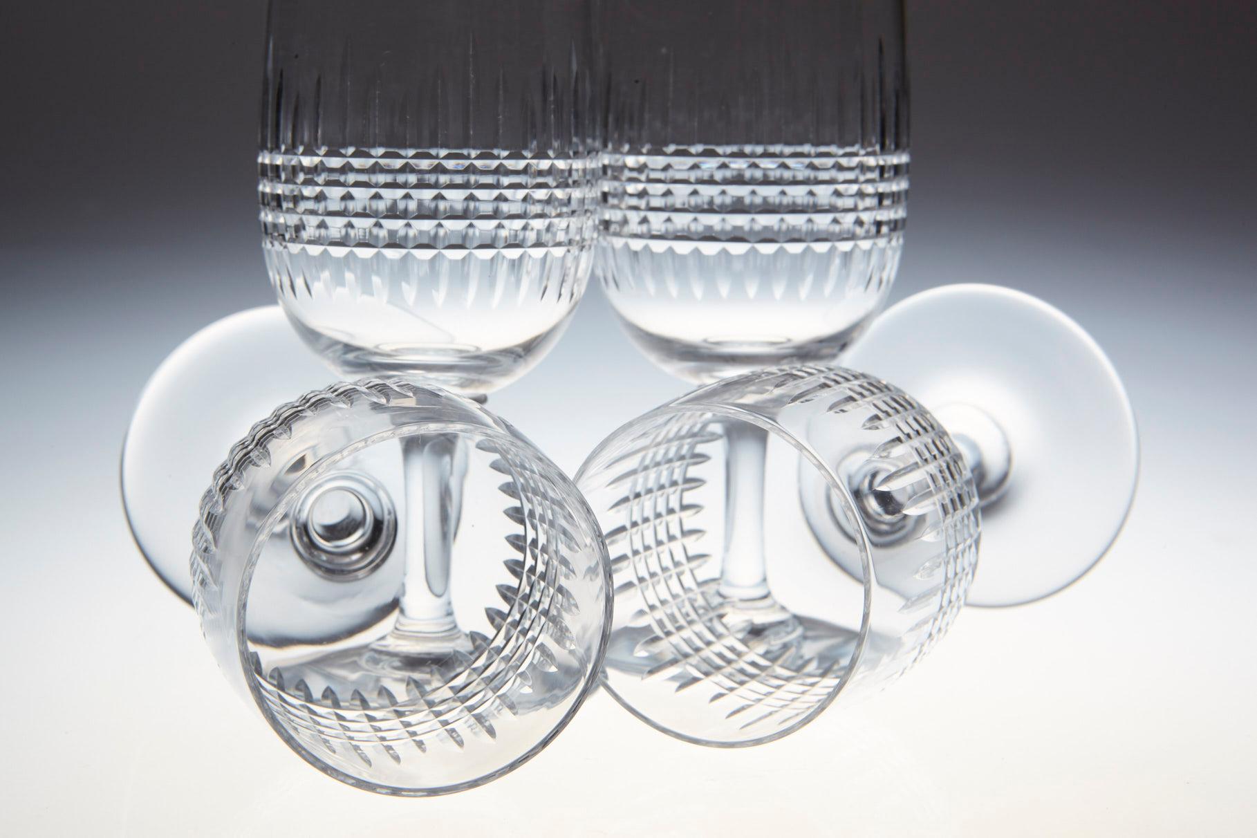 Set of 10 Baccarat Crystal 'Nancy' Pattern Sherry Glasses, circa 1950s ...