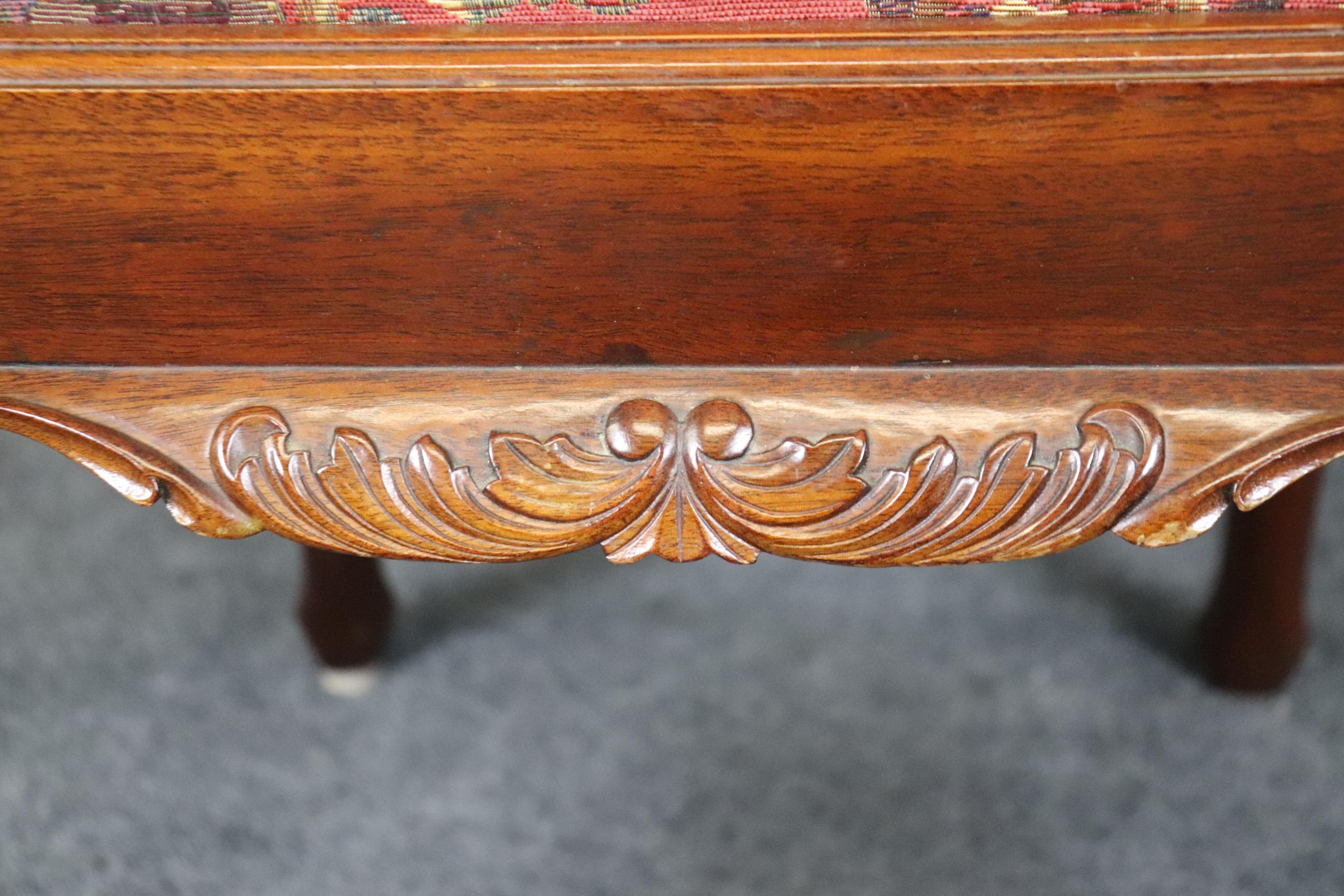 Set of 10 Beautifully Carved Chippendale Style Carved Wood Dining ...