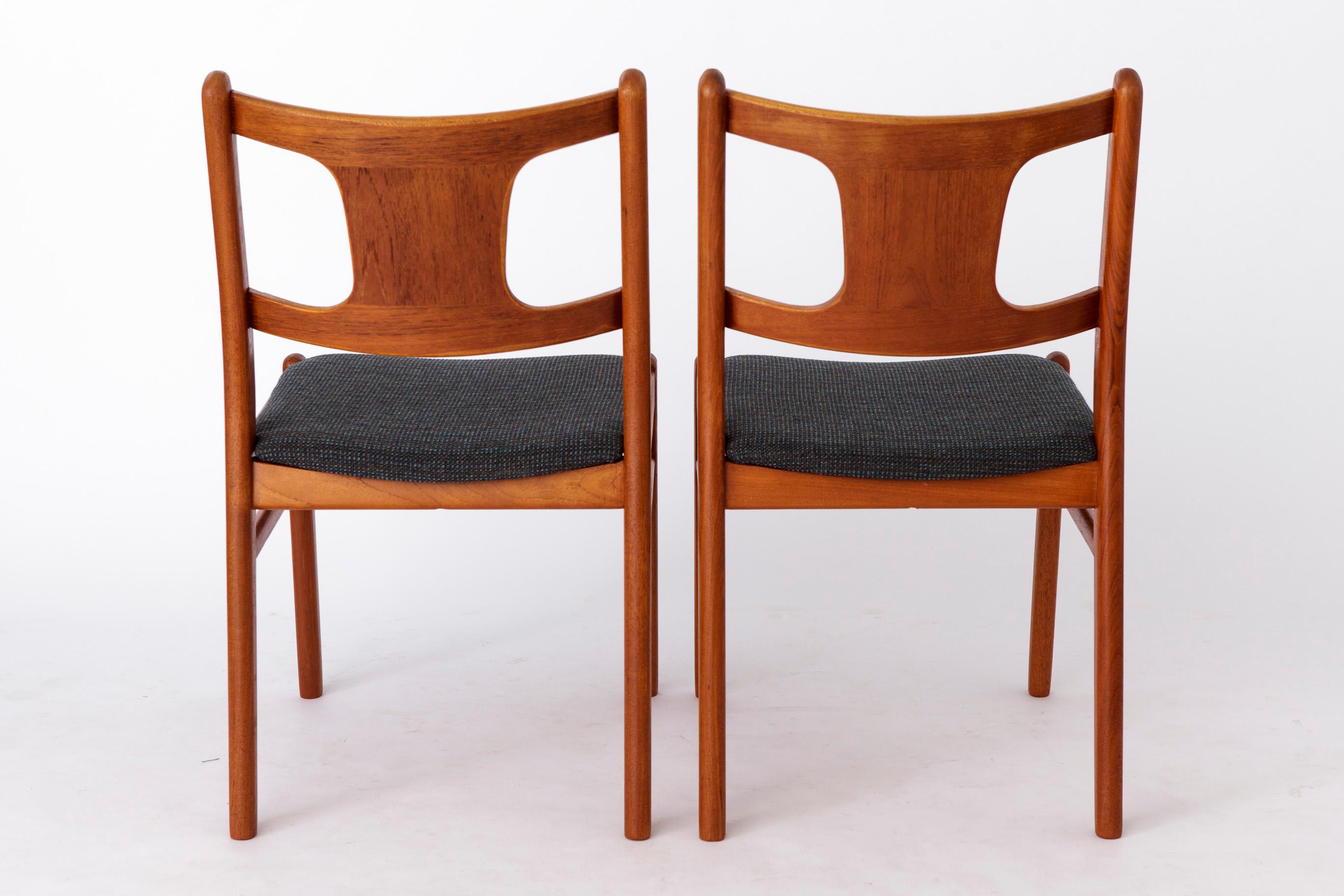 Set of 10 Danish Vintage Chairs 1960s For Sale at 1stDibs