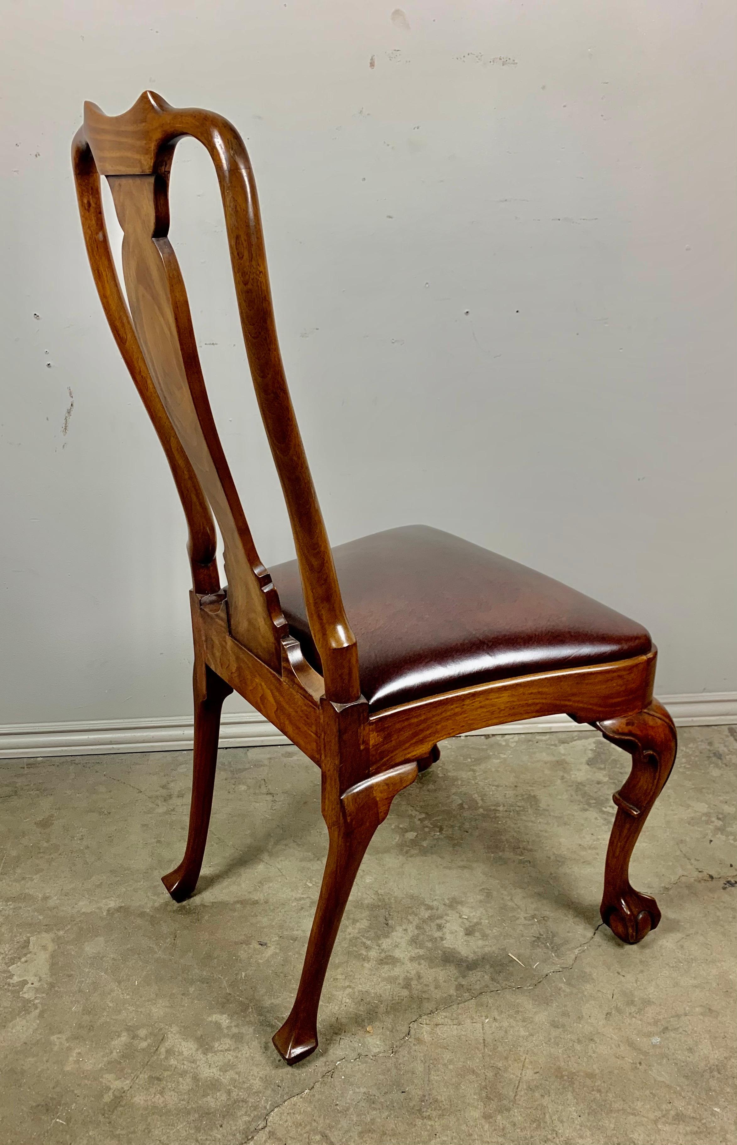 Set of '10' English Queen Anne Style Side Chairs at 1stDibs