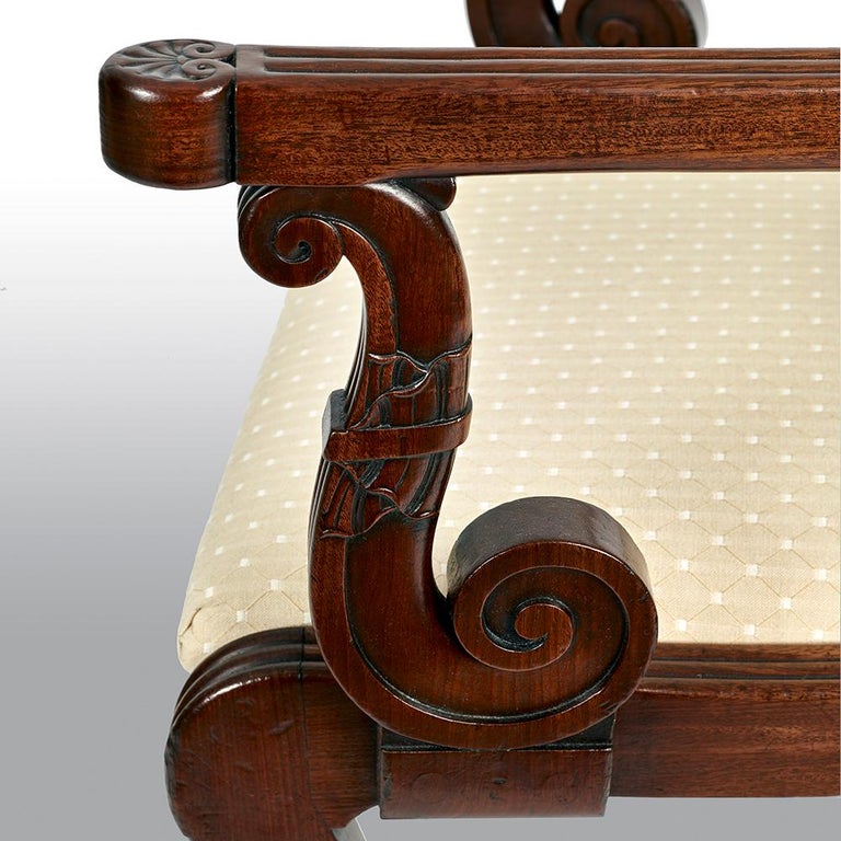 Set of 10 Mahogany Regency Period Dinning Chairs For Sale at 1stDibs