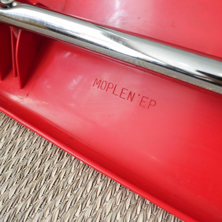 Set of 10 Multicolored Stackable Chairs in the Style of Helmut Starke ...