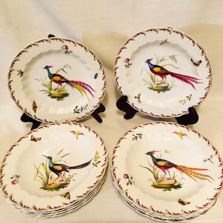 Set of 10 Spode Copeland Plates Each Painted with a Different Whimsical ...