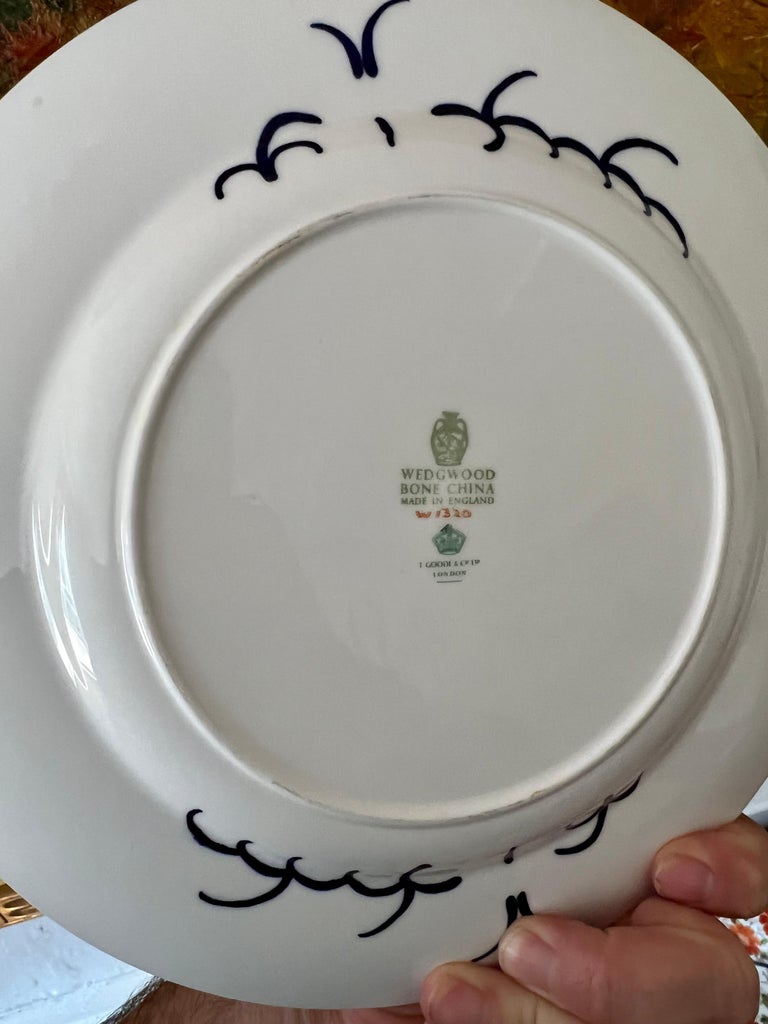 Set of 10 Wedgwood Japan Pattern Imari Dinner Plates For Sale at 1stDibs