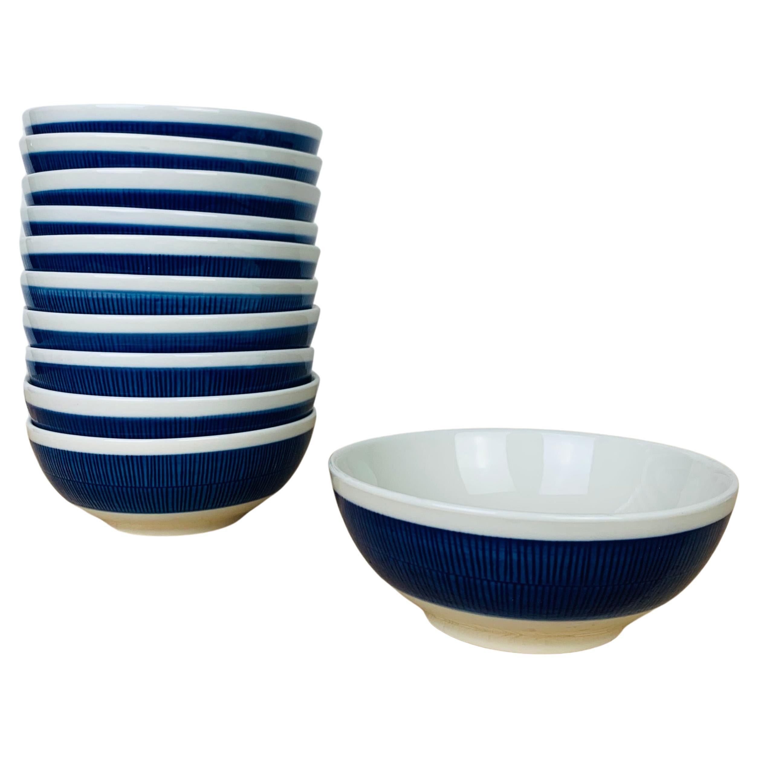 Set of 3 Koka serving bowls by Hertha Bengtson for Rörstrand Sweden For ...