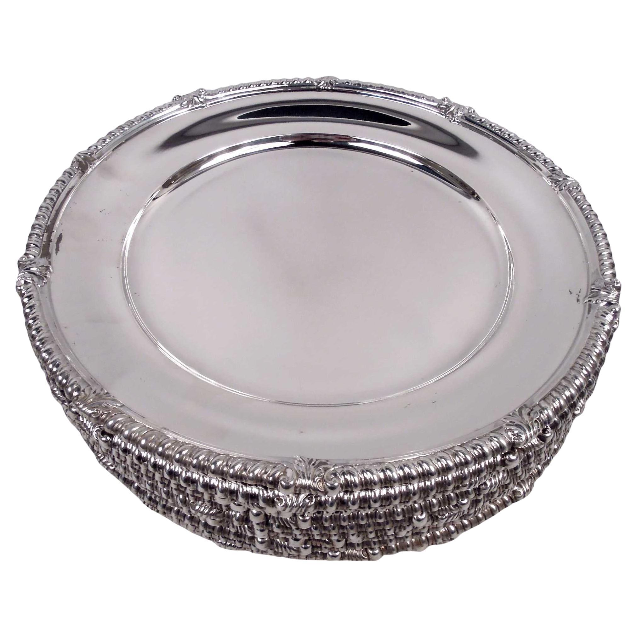 Set of Four Plates for Tiffany and Co., "Mrs Delany's Flowers" by Sybil ...