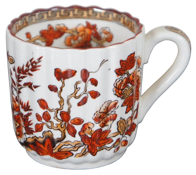 Set of 12 Copeland Spode India Tree Demitasse Cups Coffee Espresso Mug Rust Vtg at 1stDibs ...