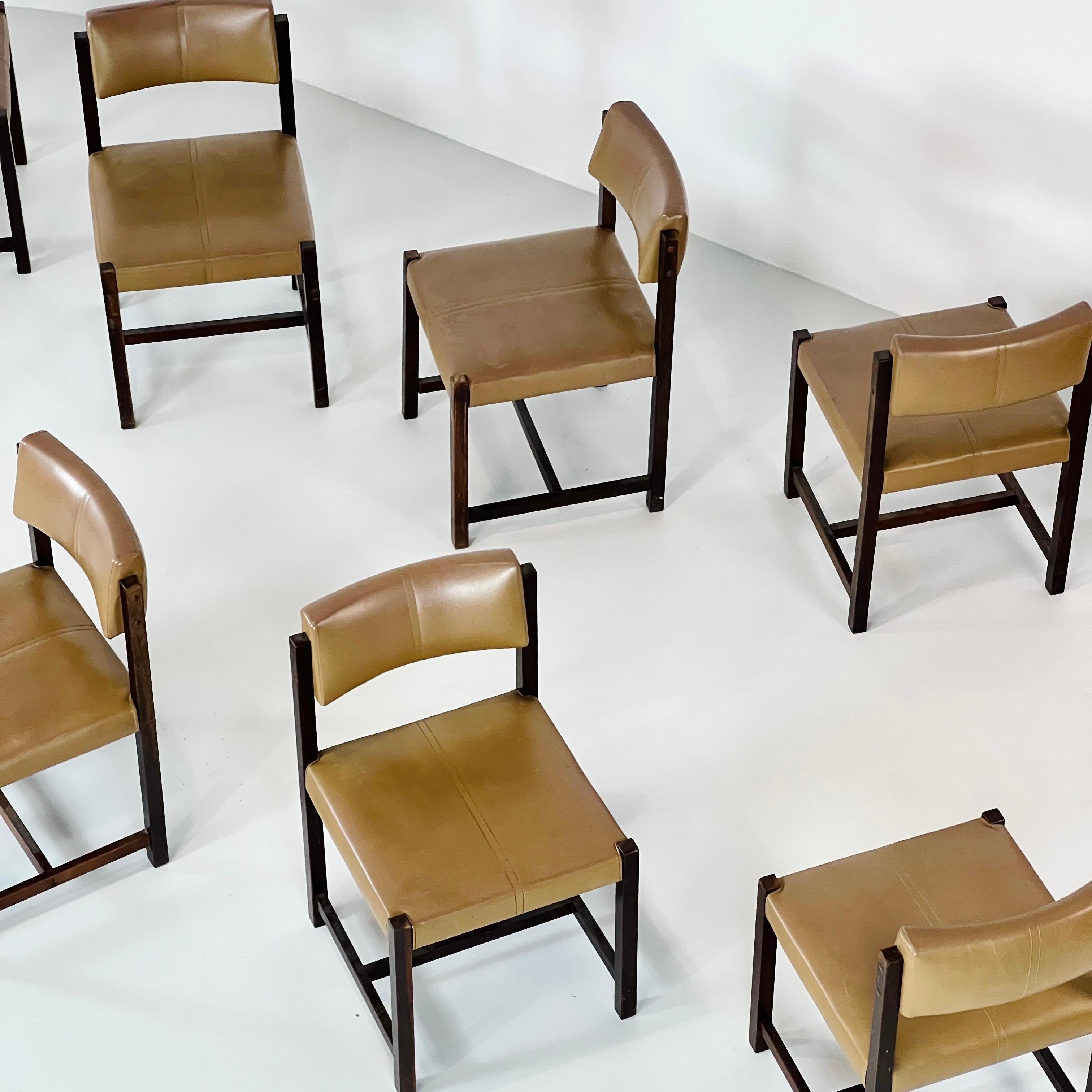 Set of 12 'Del Rey' Dining Room Chairs Designer Jorge Zalszupin 1960 ...