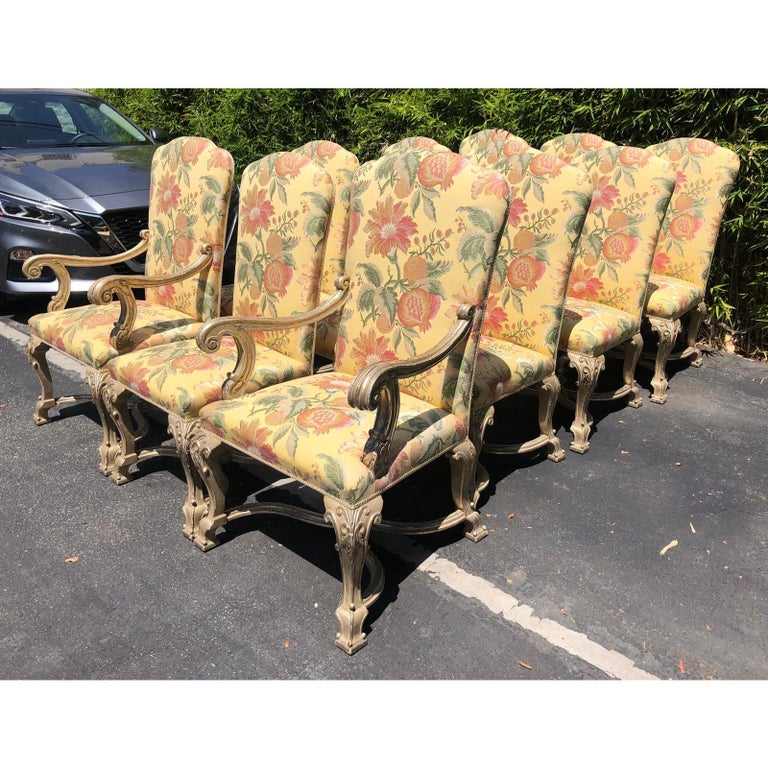 Set of 12, Dennis and Leen Hampton Court Designer Dining Chairs at 1stDibs