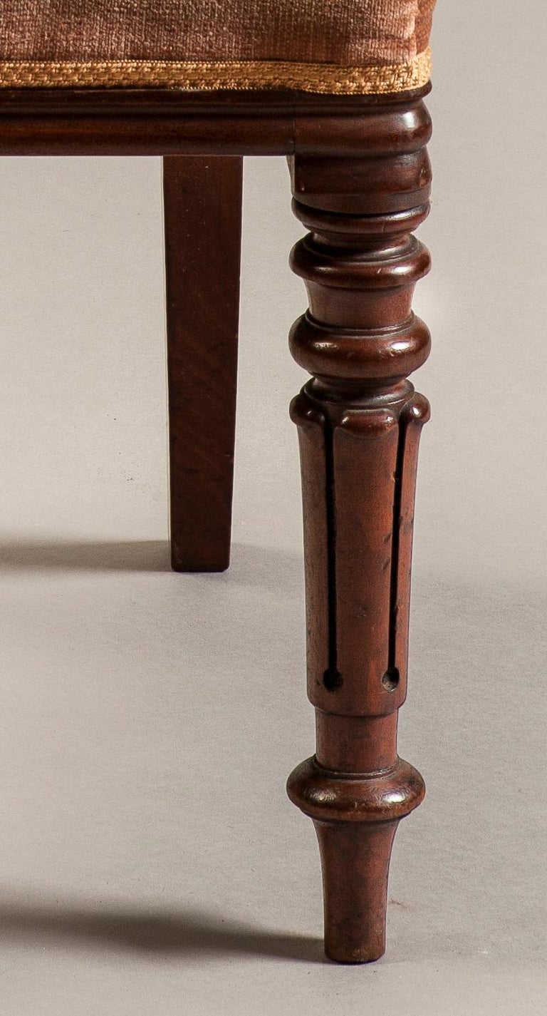 Set of 12 English Mahogany Dining Chairs by Howard and Sons at 1stDibs