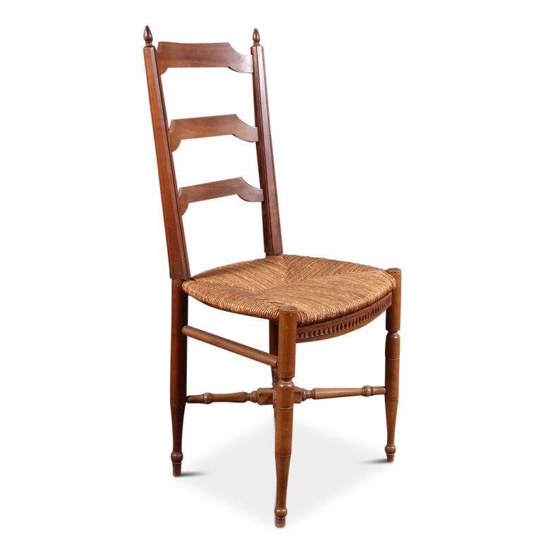 Set of 12 French Country Ladder Back Dining Chairs at 1stDibs