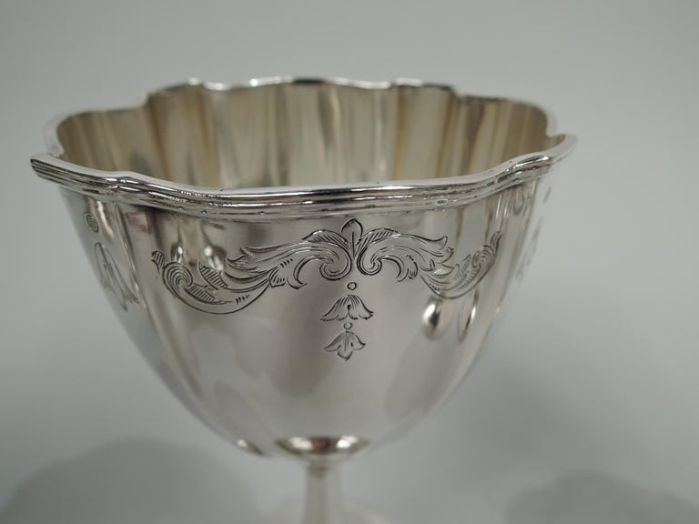 Set of 12 Gorham Engraved Plymouth Sterling Silver Goblets For Sale at ...