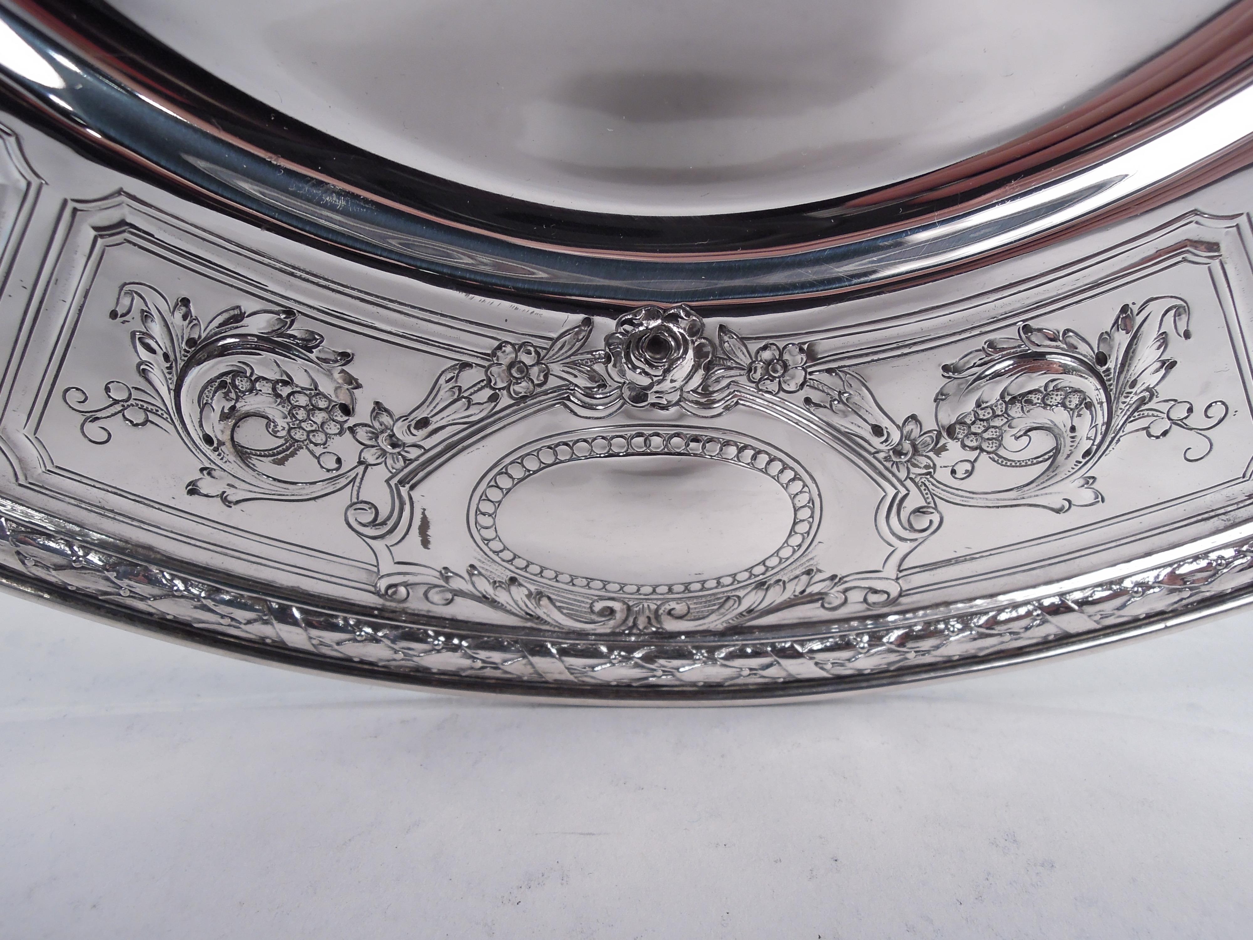 Set of 12 Gorham Maintenon Sterling Silver Dinner Plates, 1929 For Sale ...