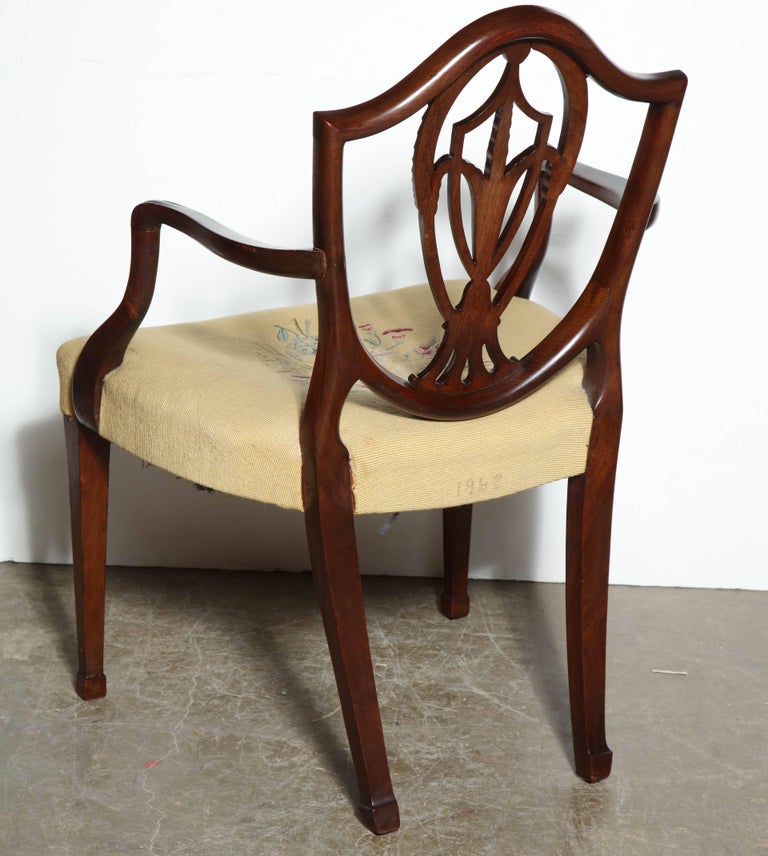 Set of 12 Hepplewhite Dining Chairs For Sale at 1stDibs | hepplewhite ...