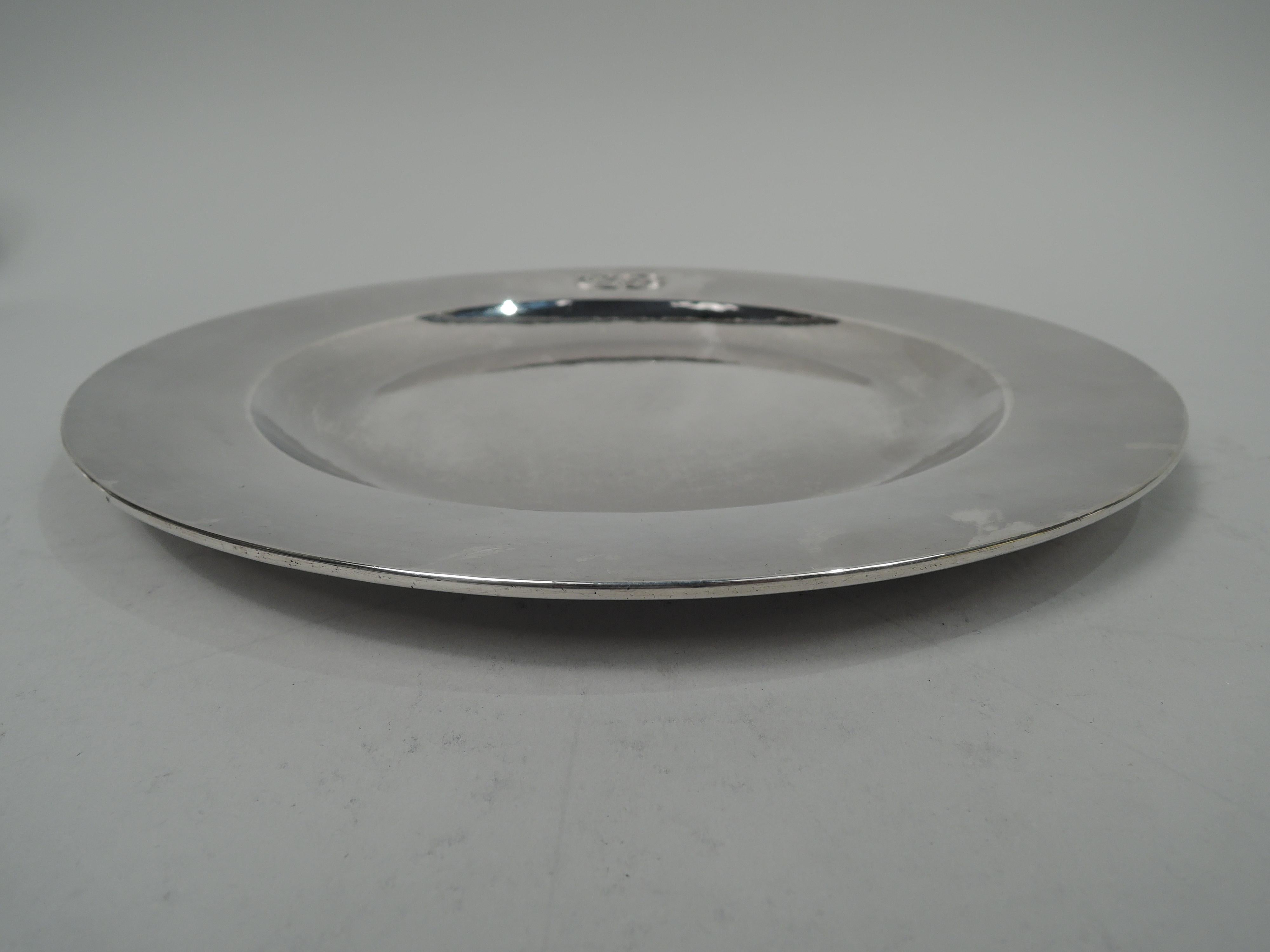 Set of 12 Kalo Early Park Ridge-Era Hand-Made Dinner Plates For Sale at ...