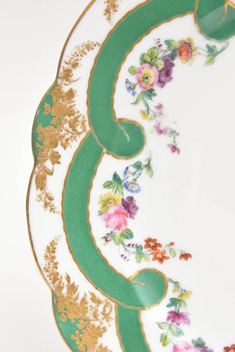 Set of 12 Museum Quality Feuillet Painted Old Paris Porcelain Plates ...